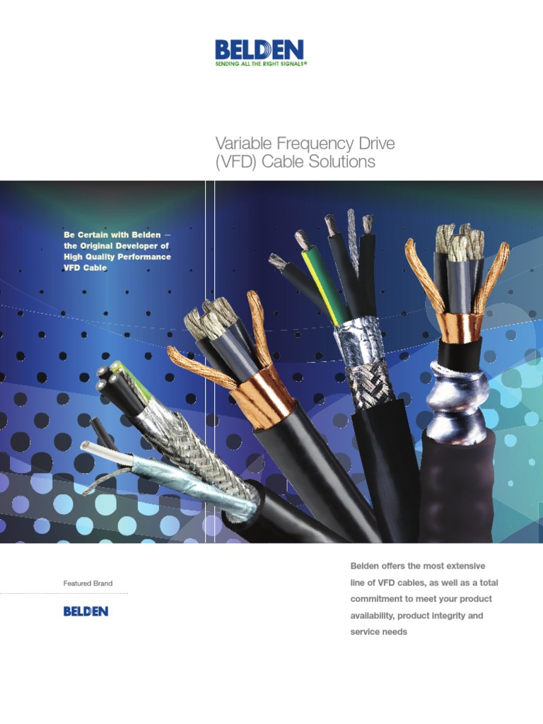 Variable Frequency Drive VFD Cable Solutions Brochure VFD - Brochure ...