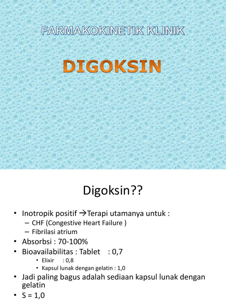 Digoxin | PDF