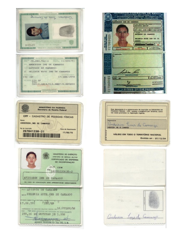 Documentos Pessoais | PDF