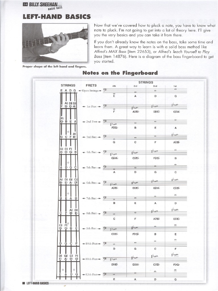Billy-Sheehan-s-Basic-Bass-Book (Arrastrado) PDF | PDF