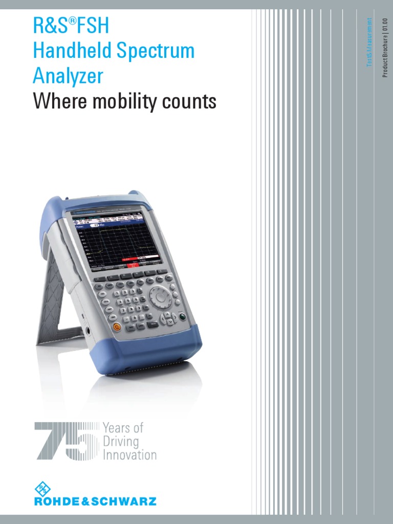 Datasheet Rohde Et Schwarz FSH8 Spectrum Analyzier | PDF | Hertz ... Datasheet Rohde Et Schwarz FSH8 Spectrum Analyzier | PDF | Hertz ...