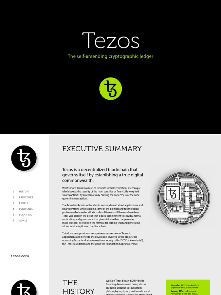 Tezos Overview | PDF | Functional Programming | Areas Of Computer Science