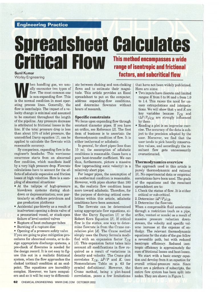 Critical Flow | Download Free PDF | Teaching Mathematics | Business