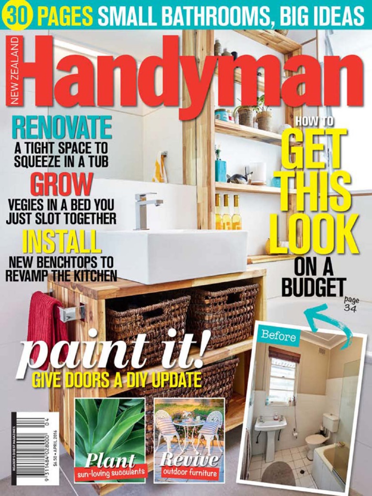 Handyman - April 2016 | Download Free PDF | Drill | Bathroom