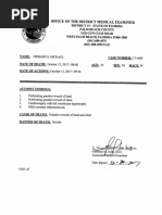 Travis Alexander Autopsy Report PDF | PDF