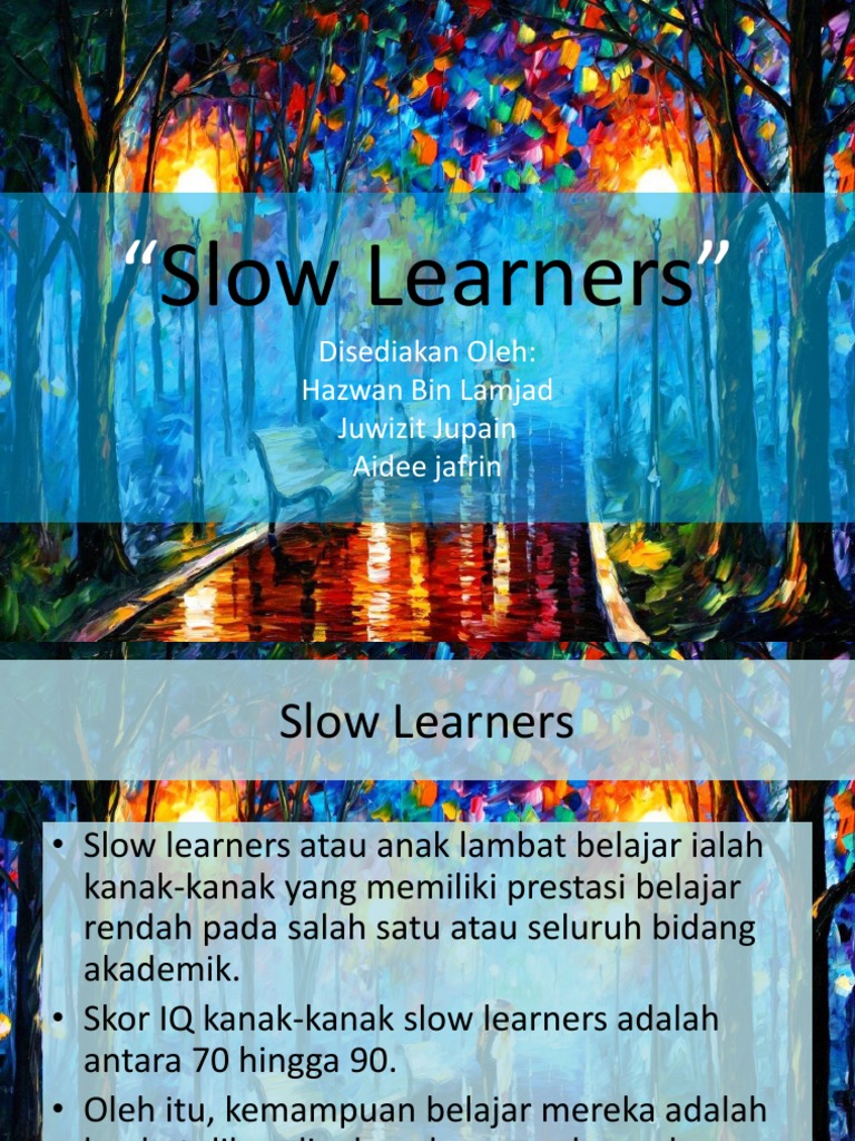 Slow Learners | PDF