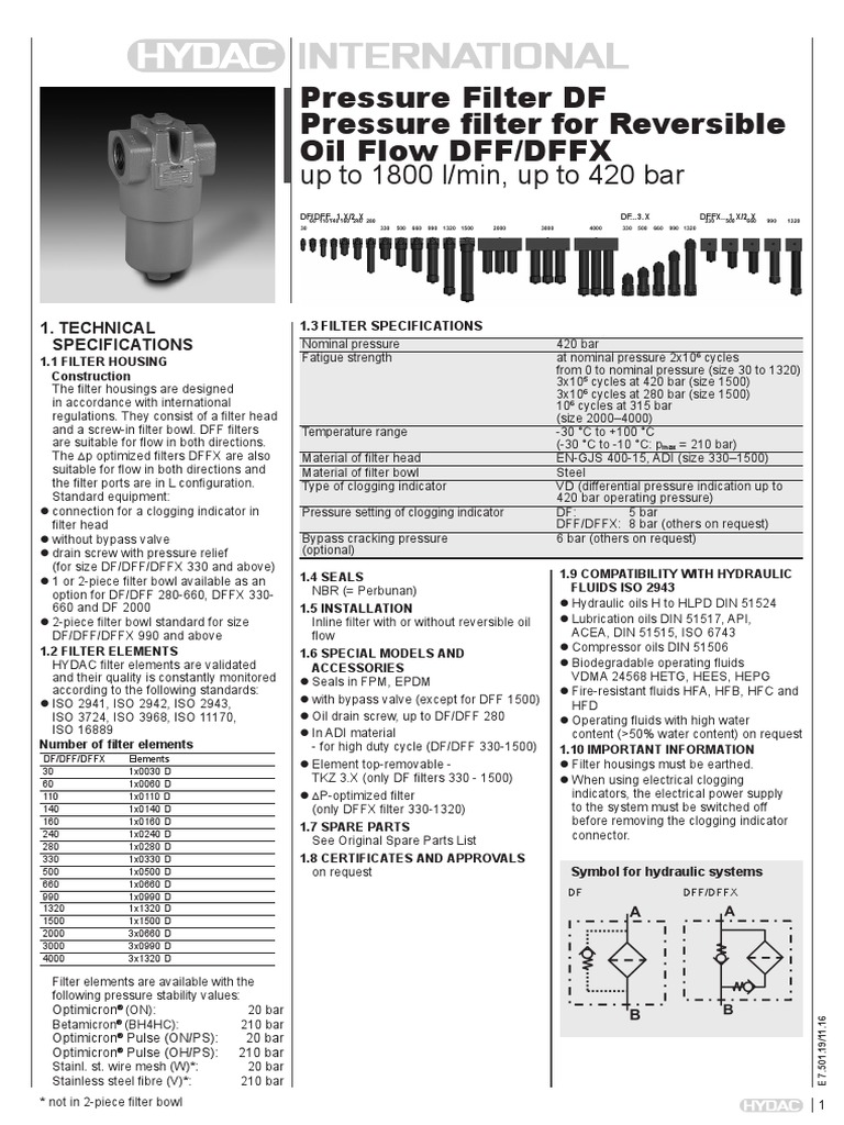 DFBN Filter | PDF | Valve | Nature