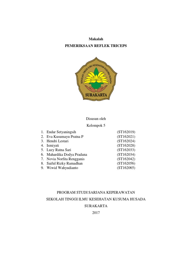 Pemeriksaan Reflex Triceps | PDF