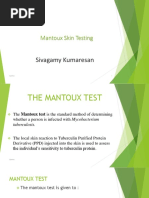 Mantoux Tuberculin Skin Test Record Form | PDF