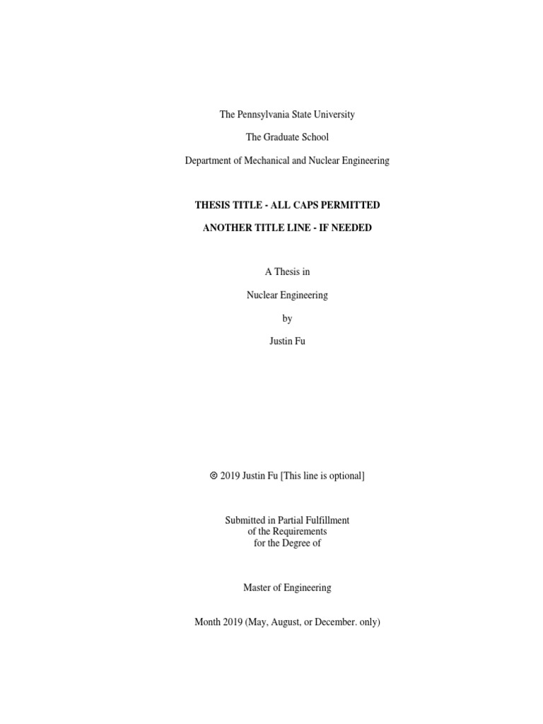 PS Thesis Template1 | PDF | Thesis | Agriculture