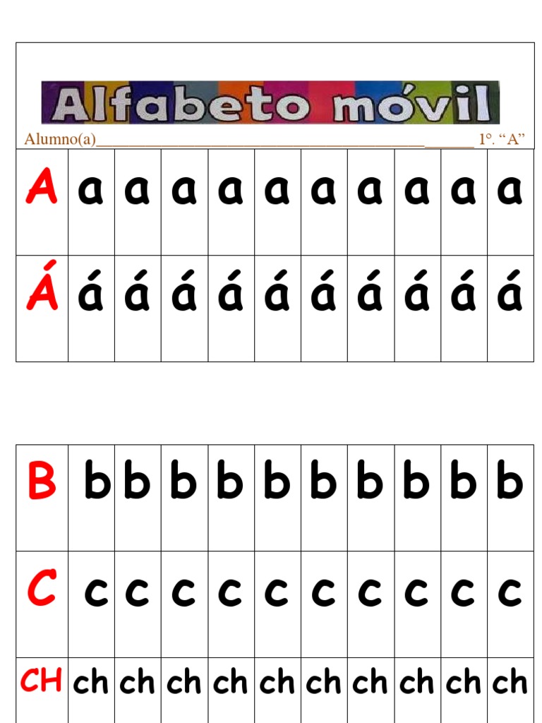 Alfabeto Móvil | PDF