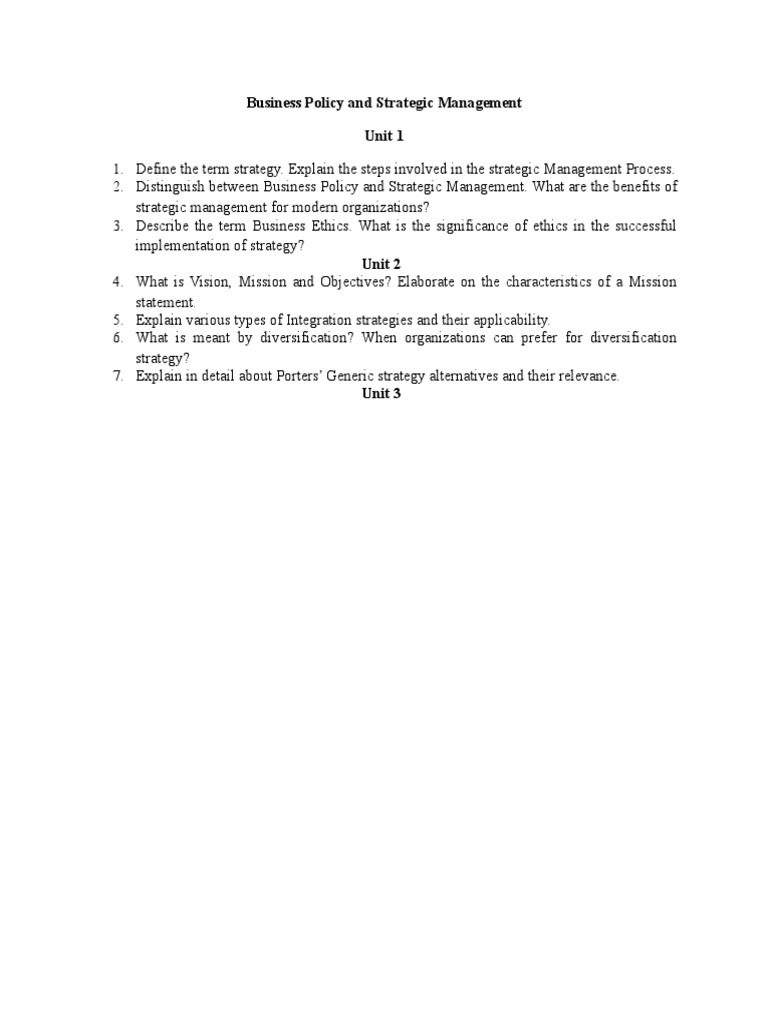 Importnant Questions BPSM | PDF