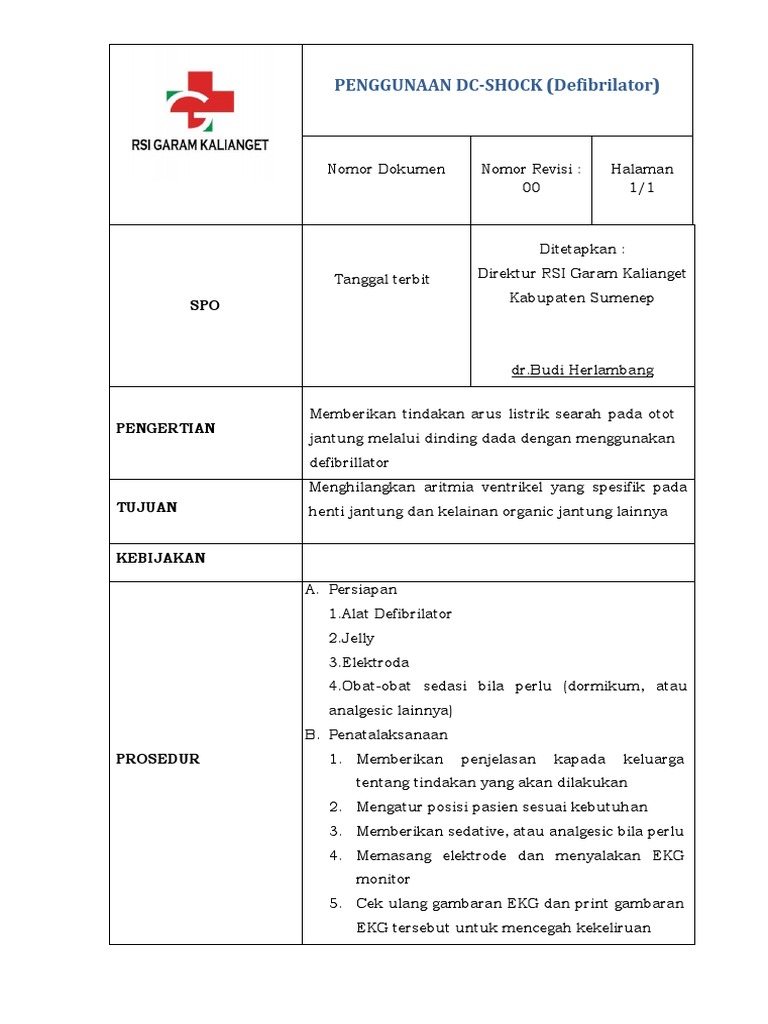 Spo DC Syok | PDF
