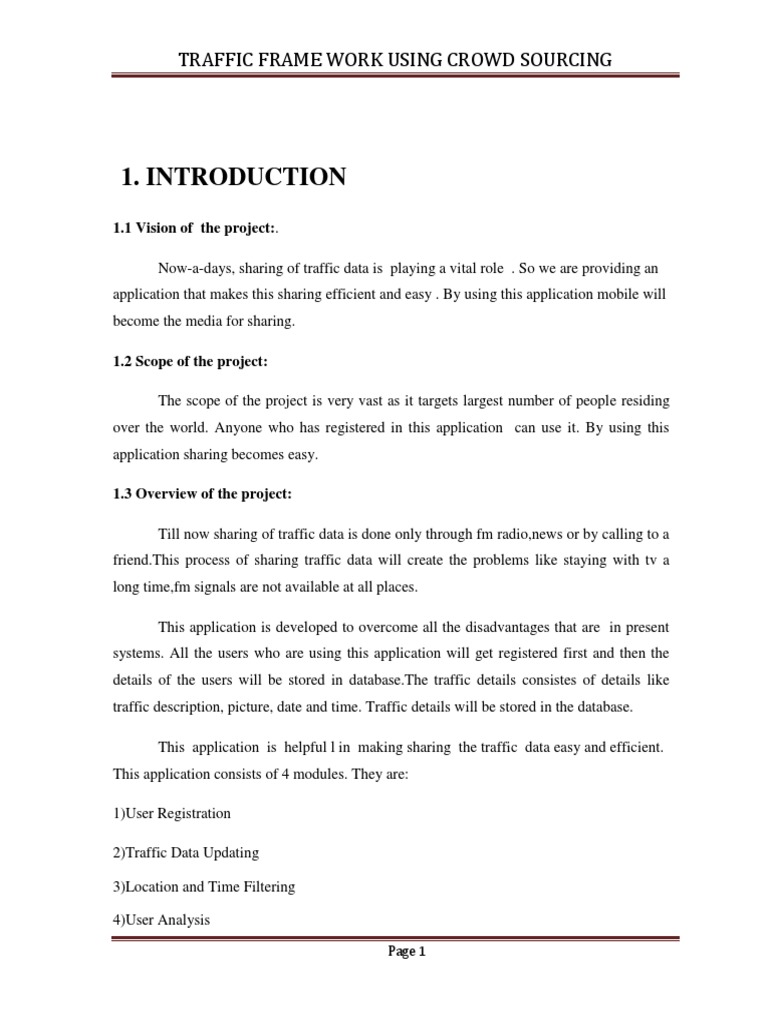Traffic Frame Work Using Crowd Sourcing | PDF | Eclipse (Software ...