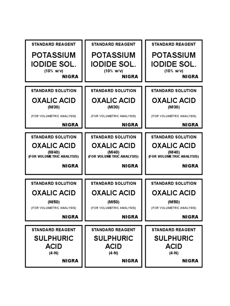 Potassium Iodide Sol. Potassium Iodide Sol. Potassium Iodide Sol | PDF