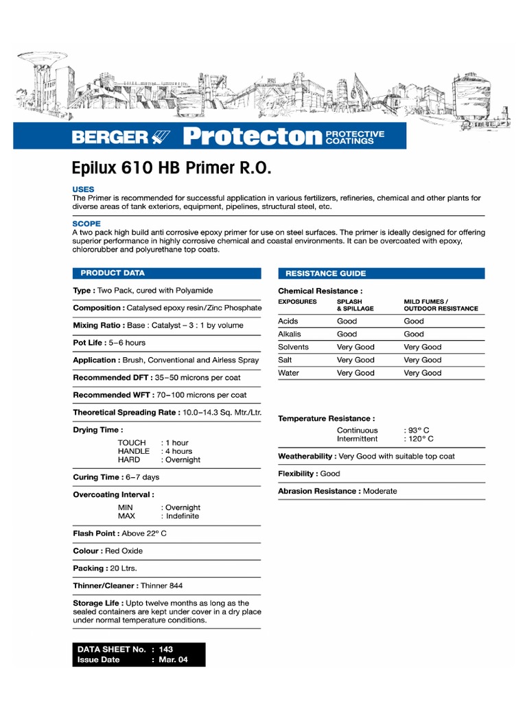 Epilux 610 HB Primer R O | PDF