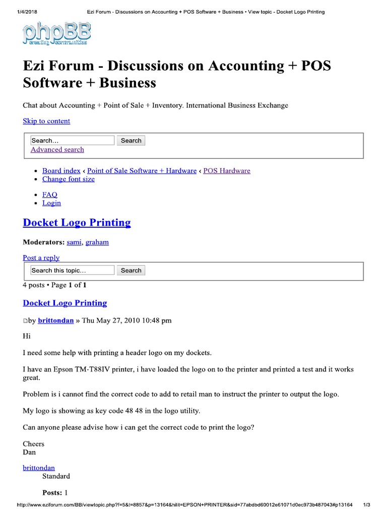 Docket Logo Printing | PDF