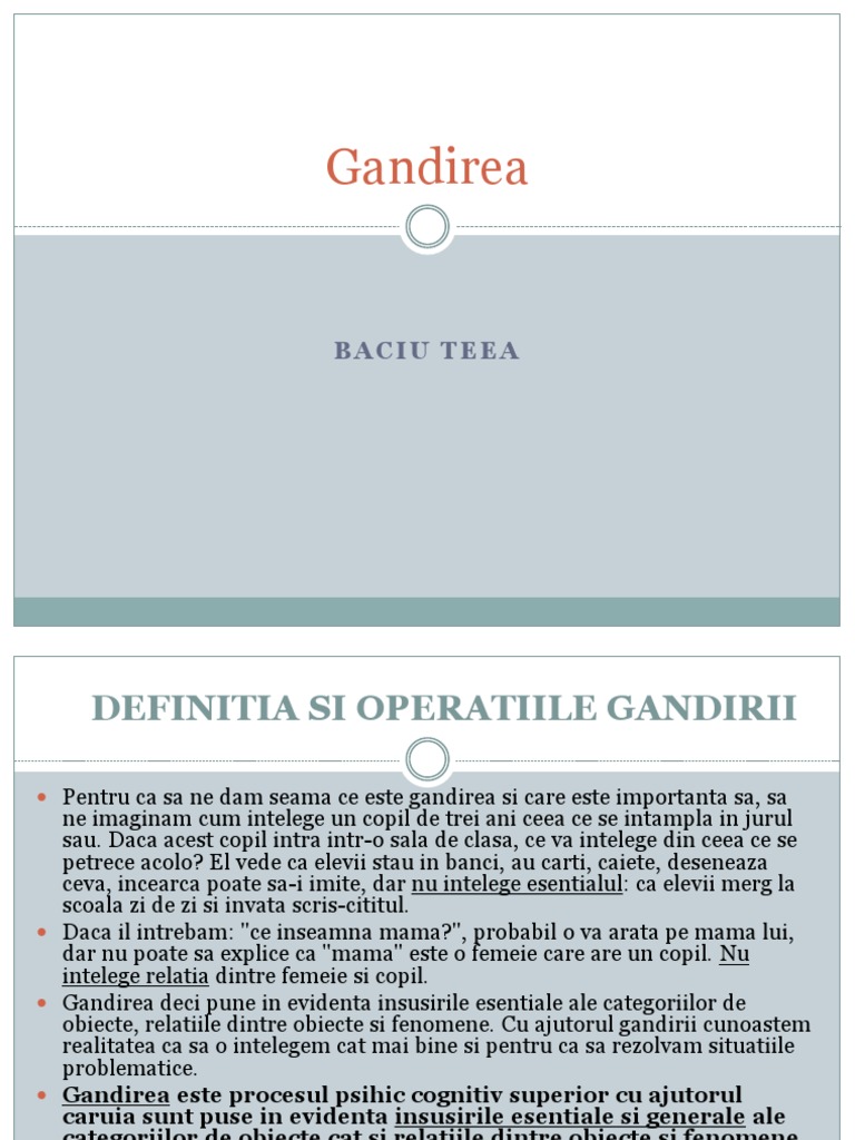 Gandirea | PDF