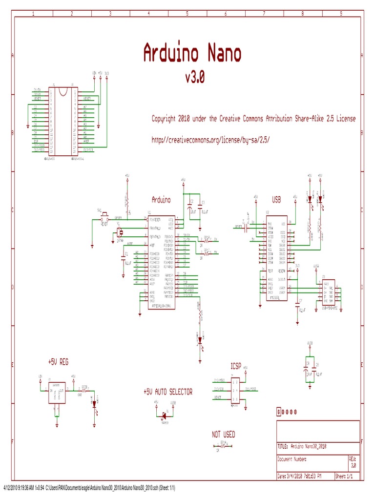 ArduinoNano3 0schematic PDF | PDF