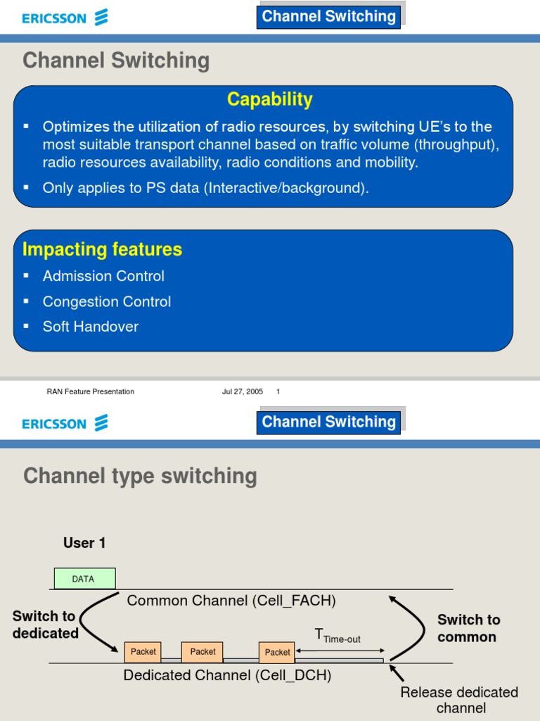 Channel Switching | PDF | Network Congestion | Telecommunications ...
