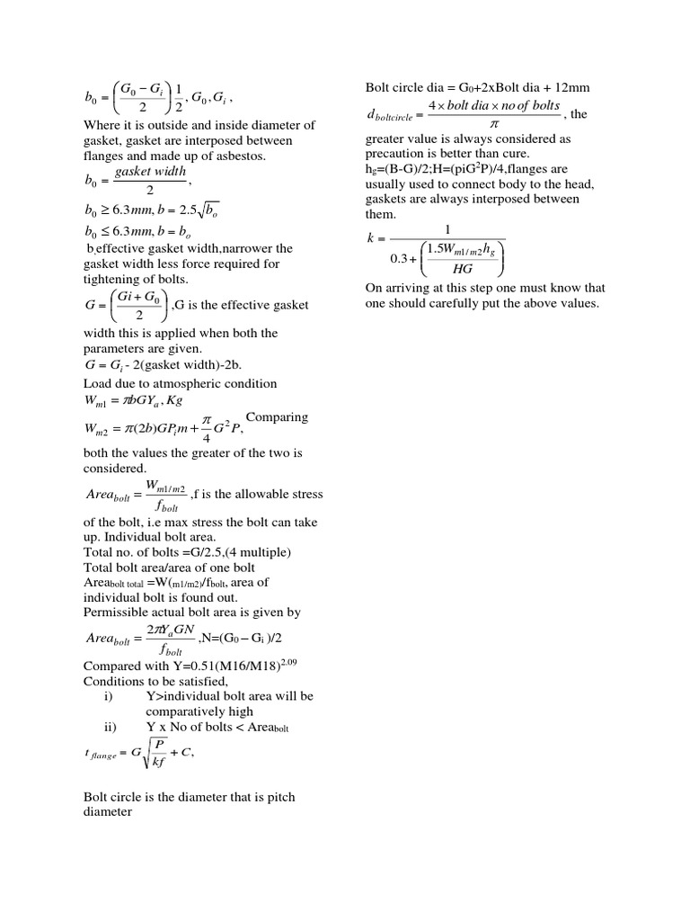 Bolt circle diameter calculation formula | PDF | Screw | Metalworking