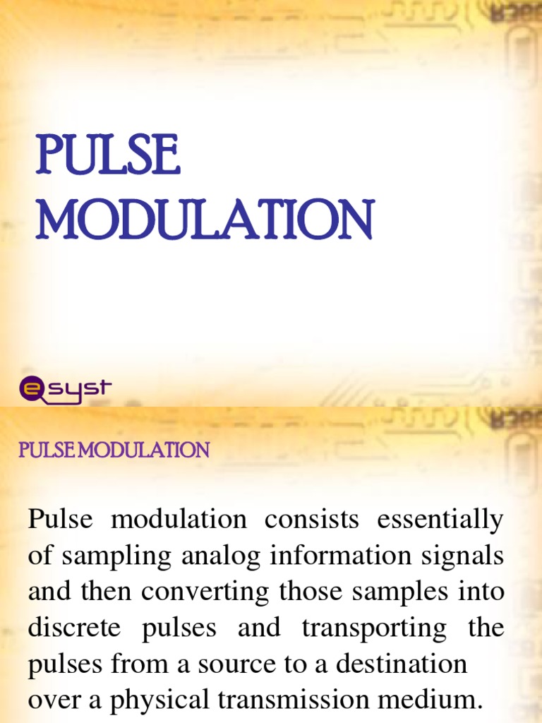 Digital Transmission Pulse Modulation Pdf Modulation Sampling Signal Processing