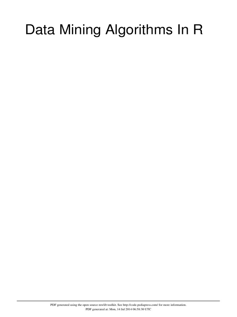 Data Mining Algorithms In R Pdf Pdf Principal Component Analysis Eigenvalues And Eigenvectors