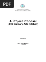 TLE Project Proposal | PDF | Tools | Cookware And Bakeware