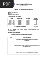 Ojt Weekly-Report-Template | PDF