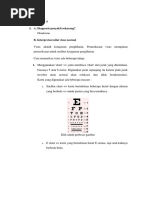 Pemeriksaan Visus Dengan Snellen Chart | PDF