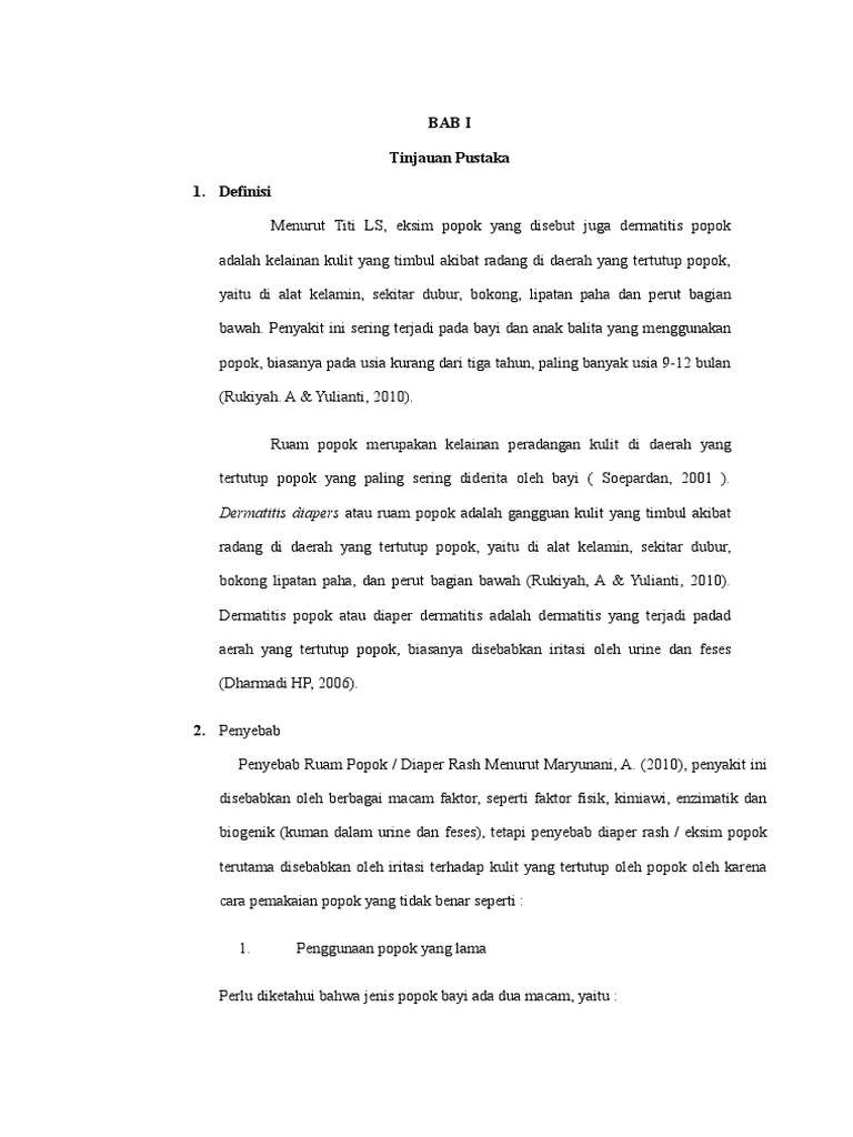 Dermatitis Popok | PDF