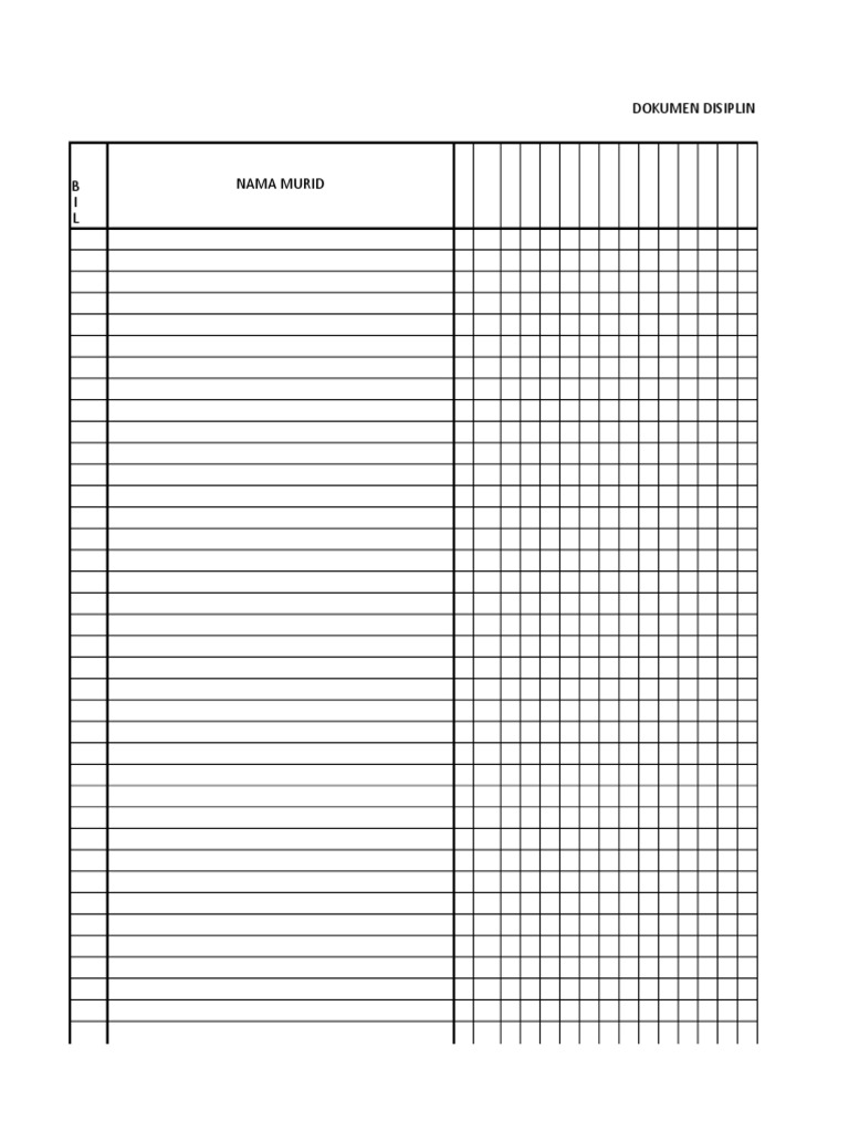 Rekod Disiplin Murid | PDF