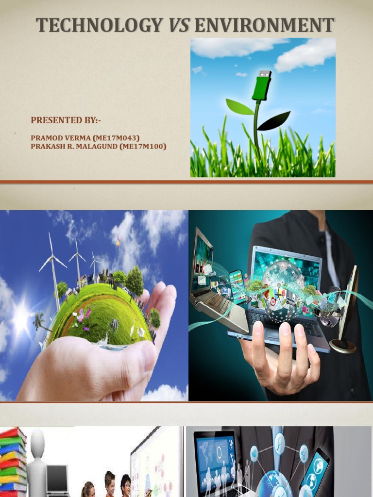 Technology Vs Environment | PDF | Science | Science And Technology