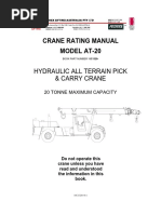 Franna 40T Terex Manual | PDF | Crane (Machine) | Manufactured Goods