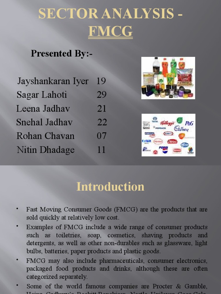 Sector Analysis - FMCG: Presented By | PDF