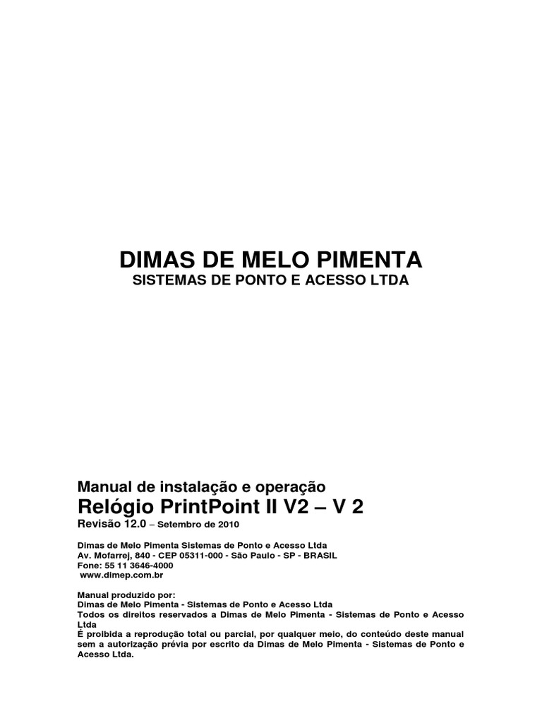Manual Operacao - PrintPoint - Mod2 - Rev01 PDF | PDF | Pen-drive ...