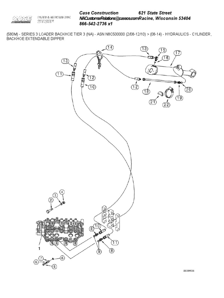 Hydraulics - Cylinder, Backhoe Extendable Dipper | PDF | Manufactured ...