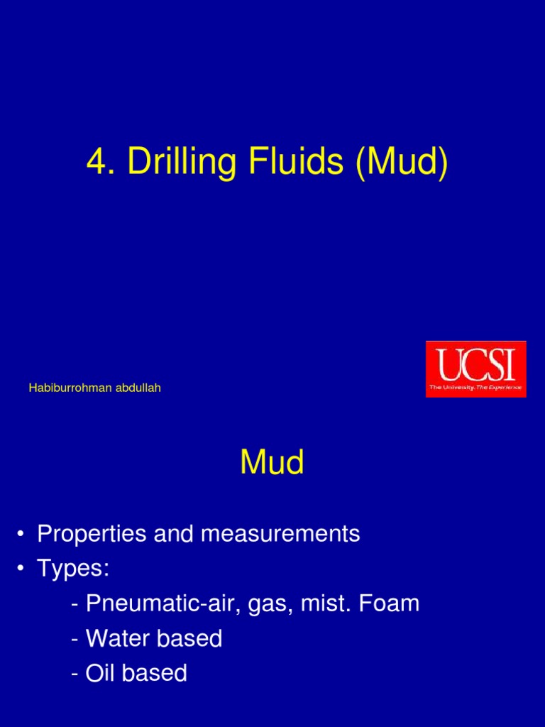 Drilling Fluids | PDF | Physical Sciences | Chemical Substances