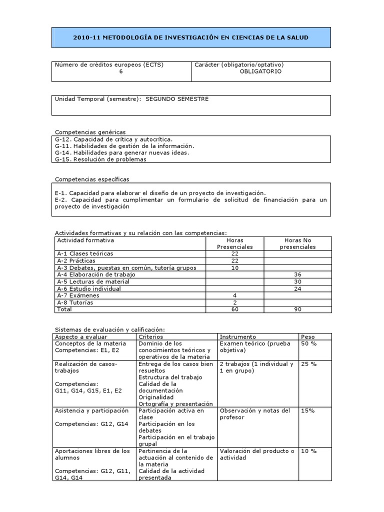 Metodolog A de La Investigaci N en Ciencias de La Sa Web PDF | PDF | Diagnostico medico ...