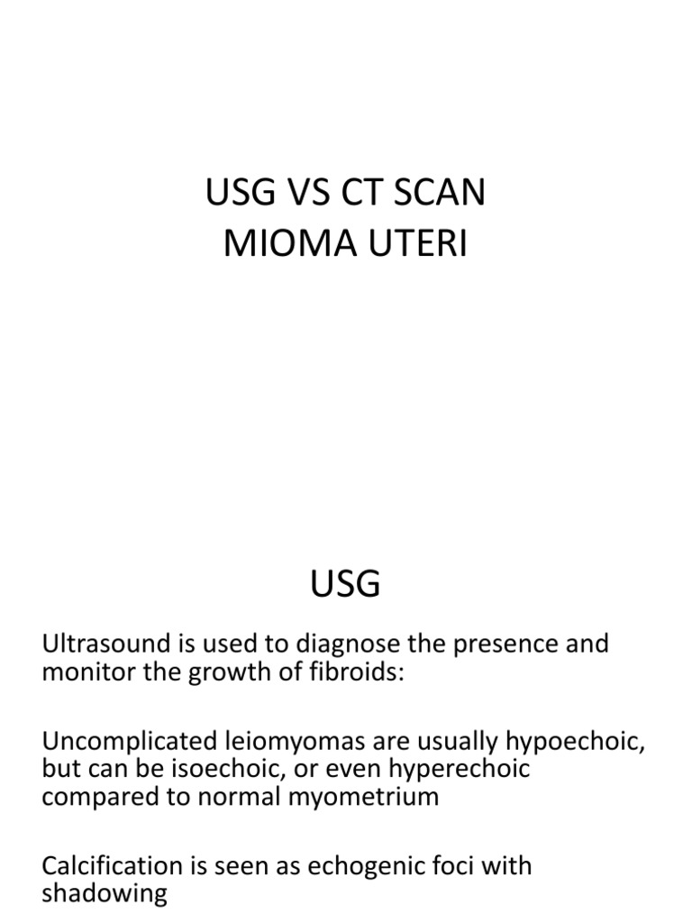 Usg VS CT Scan | PDF