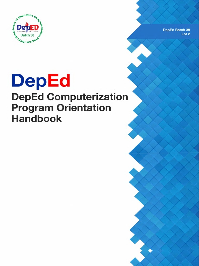 DepEd Computerization Program Handbook | PDF | Educational Technology ...