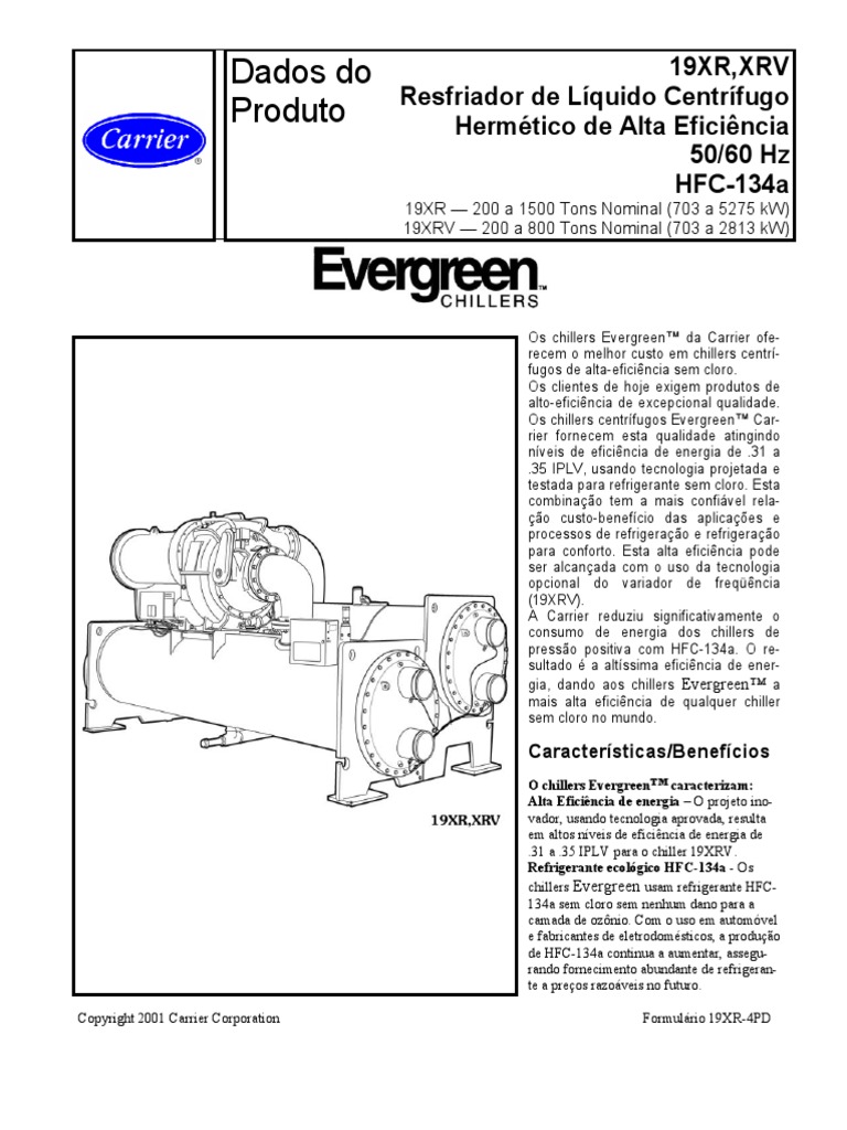 19XR-4PD Port | PDF | Refrigeração | Quantidades físicas
