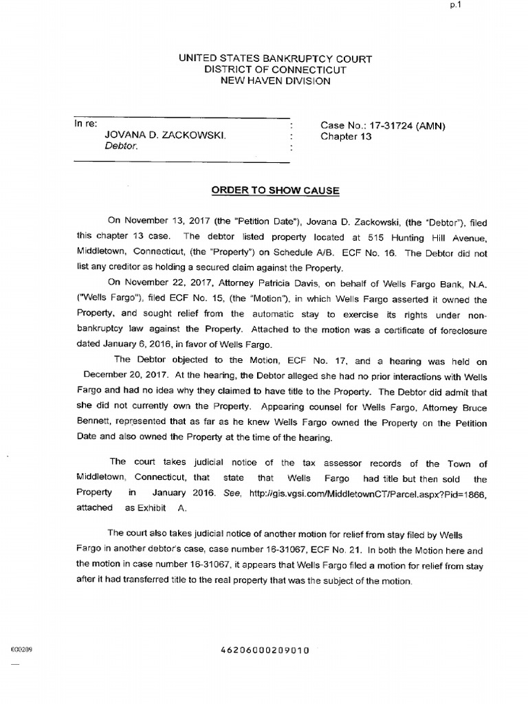 Courts Order To Show Cause. | PDF