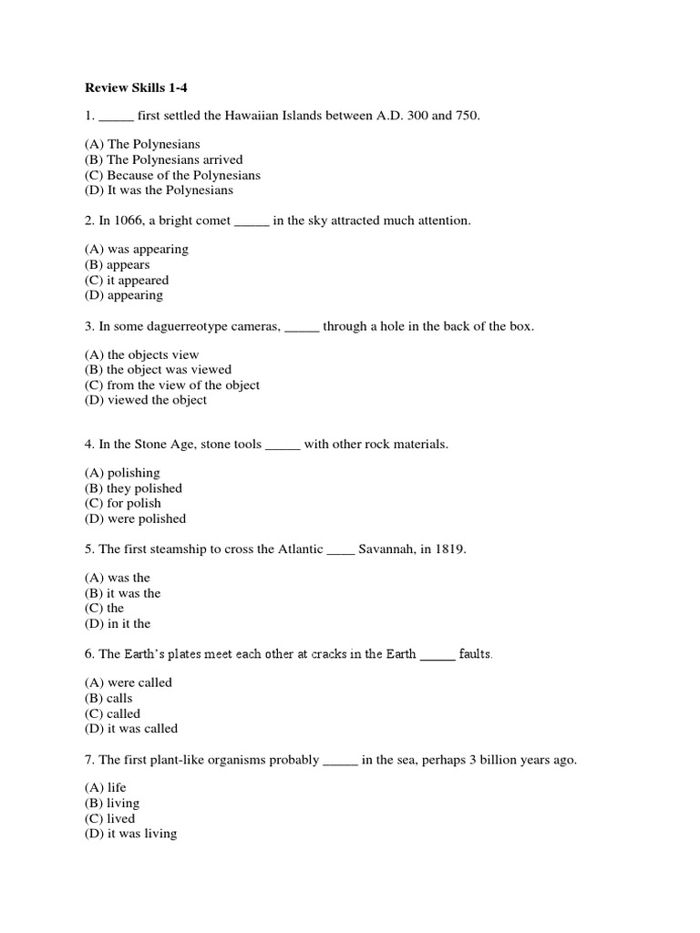 Review Skills 1-10 | PDF | Pluto | Nature