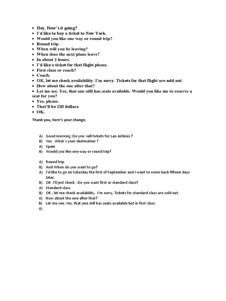 Seat For You?: Thank You, Here's Your Change | PDF