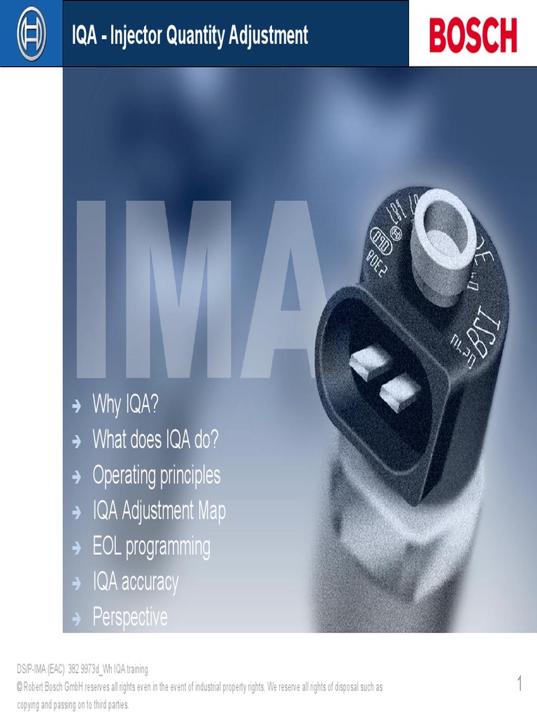 Classe de Injetor Bosch PDF | PDF | Fuel Injection | Emission Standard