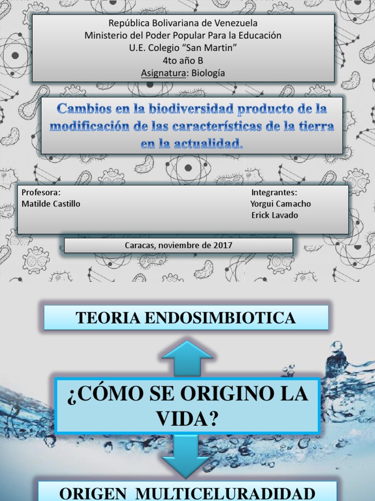 Presentacion Elaborada Por Erick Lavado | PDF | Biología Molecular | Biología