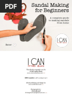 Moccasin Pattern | PDF | Seam (Sewing) | Foot