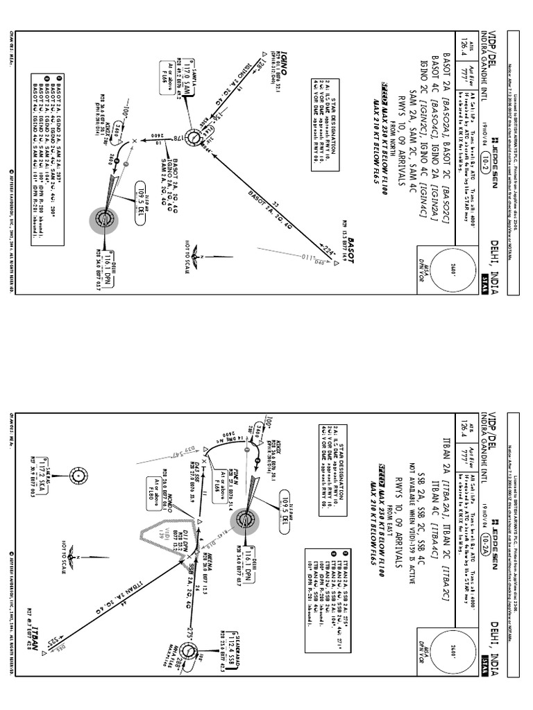 VIDP Arrival Procedures and Charts | PDF | Aviation ...