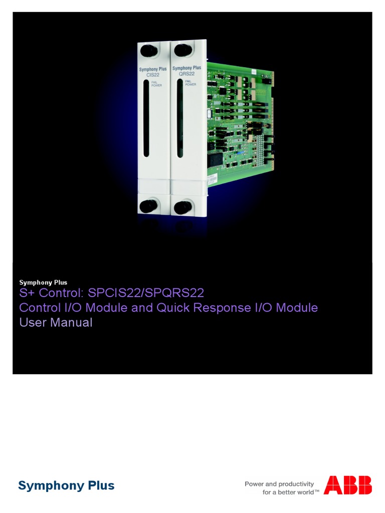 2VAA001810 en S Control SPCIS22 SPQRS22 Control I O Module and Quick Response I O Module | PDF ...
